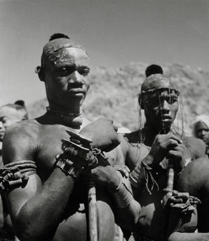Nuba bracelet fighters of the Kau-Nyaro Tribe, Sudan by George Rodger ...
