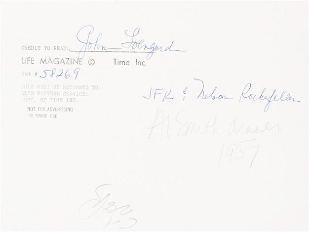 JFK And Nelson Rockefeller by John Loengard on artnet