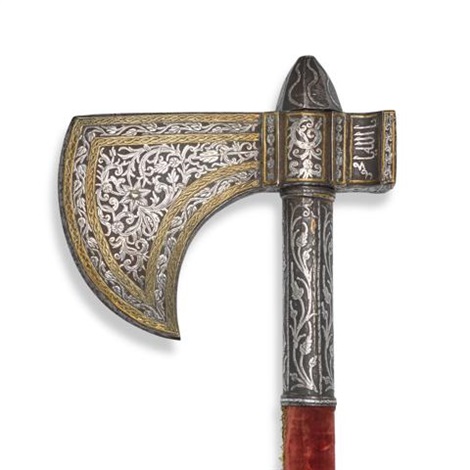 A Fine Ottoman Axe, Turkey, 19th Century on artnet