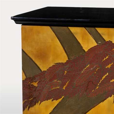 RARE AND IMPORTANT CABINET, CIRCA 1923 by Jean Dunand on artnet