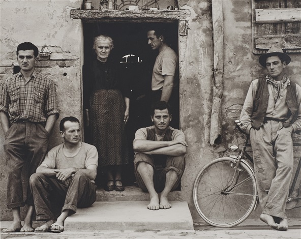 The Family, Luzzara, Italy, 1953 by Paul Strand on artnet