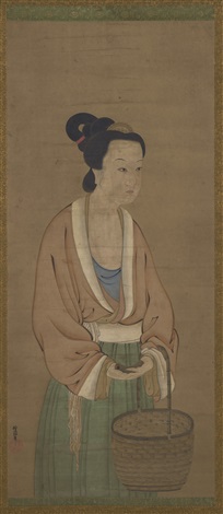 Portrait of Reishojo Ling Zhao by Kogetsu Shurin on artnet