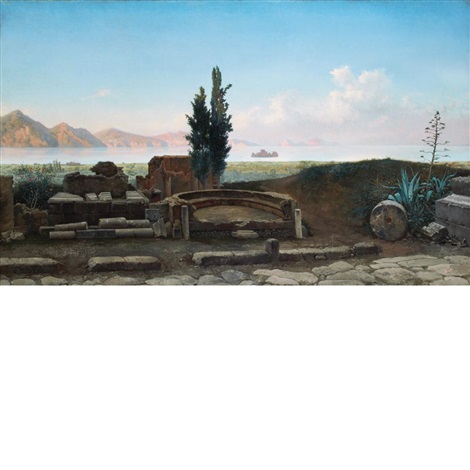 Pompeii by Friedrich Nerly the Younger on artnet