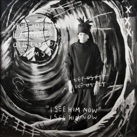 Jean-Michel Basquiat dans un décors réalisé par Louis Jammes à la ...