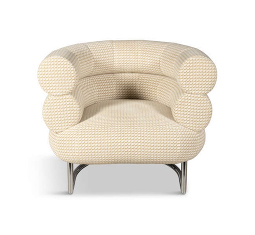 A Bibendum Chair by Eileen Gray produced by Classicon by Eileen Gray on ...