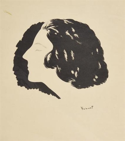 Eight works including Portrait of a Woman by Jacob Kramer on artnet
