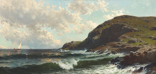 Monhegan Cliff, Maine by Alfred Thompson Bricher on artnet