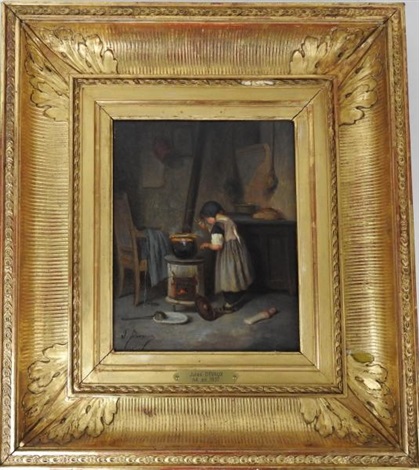 La petite cuisinière by Jules Devaux on artnet