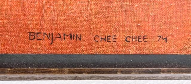 BENJAMIN CHEE 1944-1977 UNUSUAL OIL ON CANVAS by Benjamin Chee Chee on ...