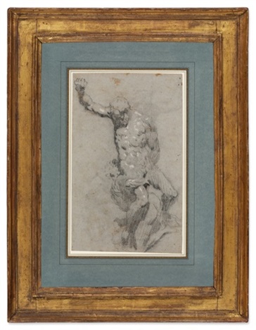 Recto and Verso Samson slaying the Philistines after Michelangelo by ...