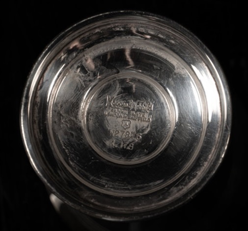 A Set of Eight Mappin and Webb Silver-Plate Art Deco Cocktail Glasses ...