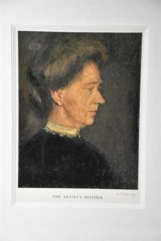 Self portrait, the artists father, the artists mother, framed as a ...