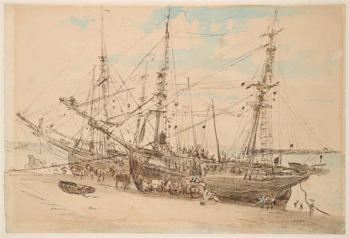 COLLIER SHIPS, BRIGHTON circa 1830 by Agostino Aglio on artnet