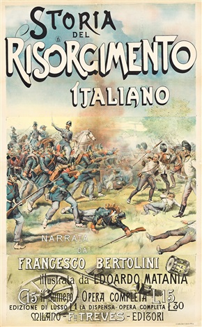STORIA DEL RISORGIMENTO ITALIANO. Circa 1889 by Treves (Publ.) on artnet