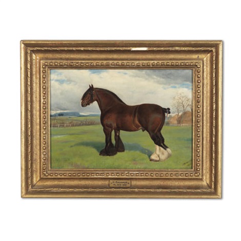 An English shire by Frank Babbage on artnet