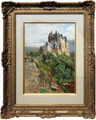 Eltz Castle by Oskar Frenzel on artnet