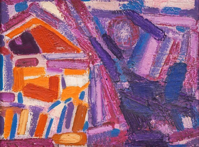 Landscape in pink by Genko Genkov on artnet