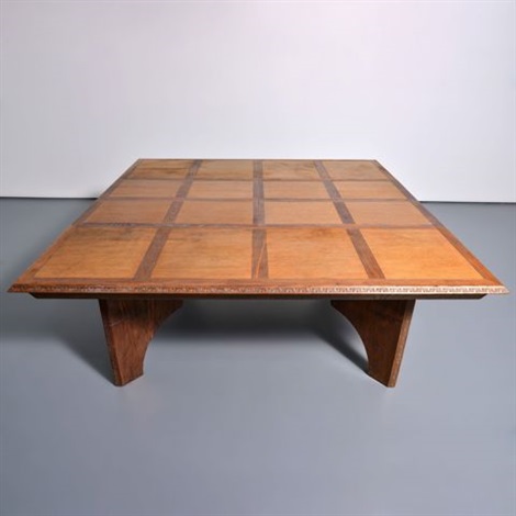 Large Frank Lloyd Wright Dining Table by Frank Lloyd Wright on artnet