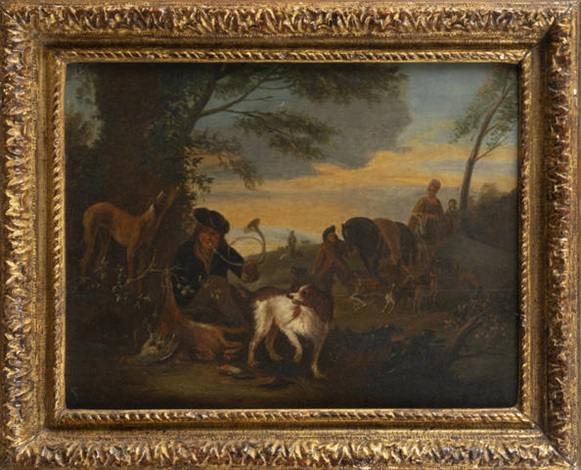 Il riposo del cacciatore by Angelo de Rossi on artnet