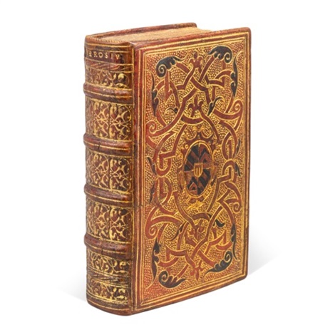 Berosus, De antiquitate Italiae, Lyon, 1555, Parisian morocco for ...