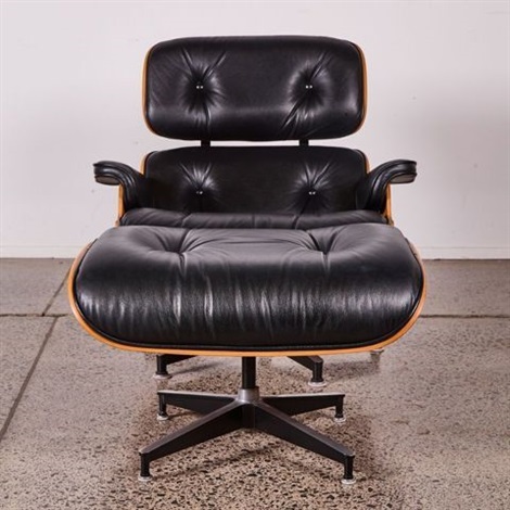 An Authentic Eames Lounge Chair And Ottoman by Herman Miller on artnet