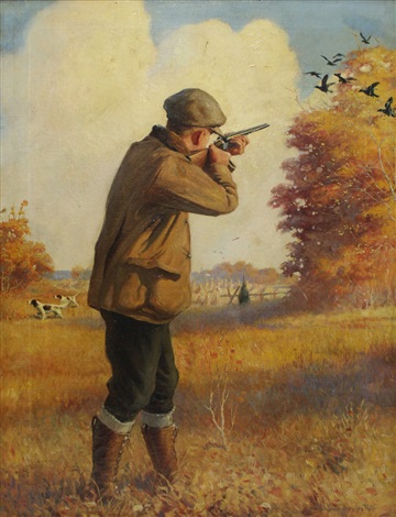 Autumn Hunting Scene by William Harnden Foster on artnet