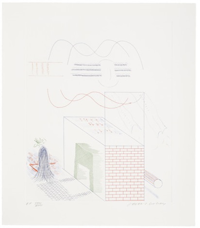 The Blue Guitar by David Hockney on artnet