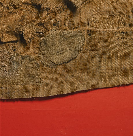 SACCO E ROSSO by Alberto Burri on artnet