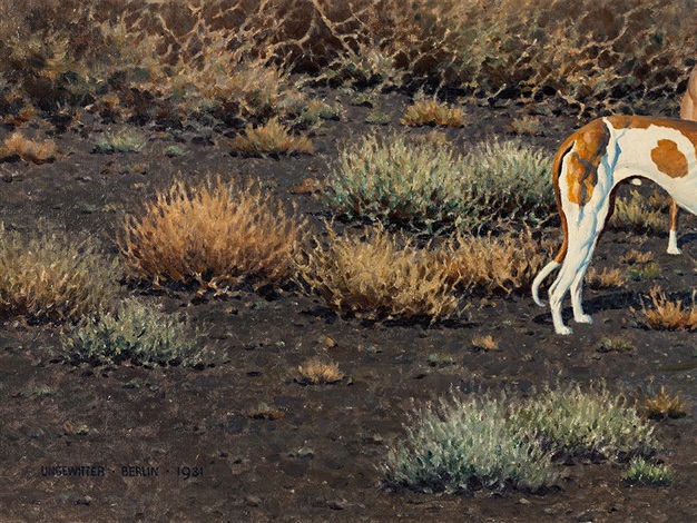 A Cossack with his Dogs by Hugo Ungewitter on artnet