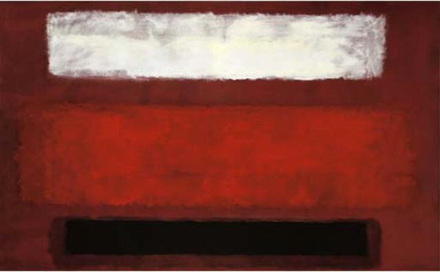 No.9 White and black on wine by Mark Rothko on artnet