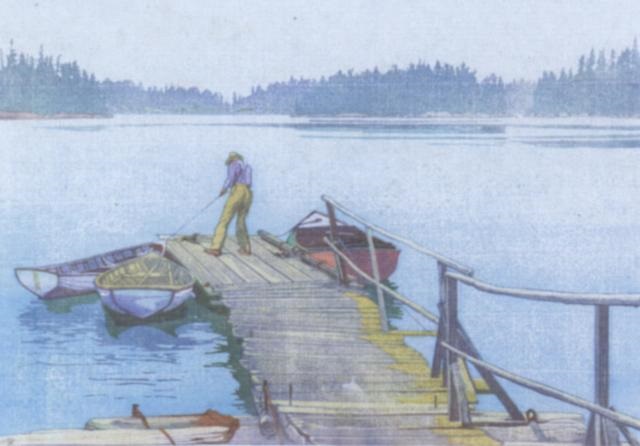 Sharps Dock - Pender Harbour by Walter Joseph Phillips on artnet
