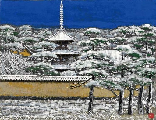 Snowscape in Yamatoji by Sumio Goto on artnet
