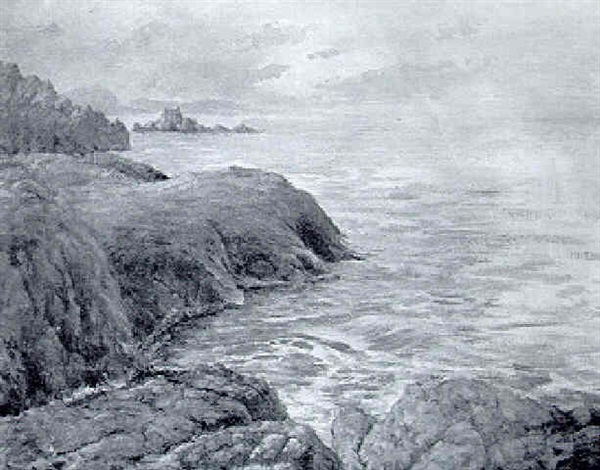 Les roches rouges à Saint-Raphaël by Felice Filippini on artnet