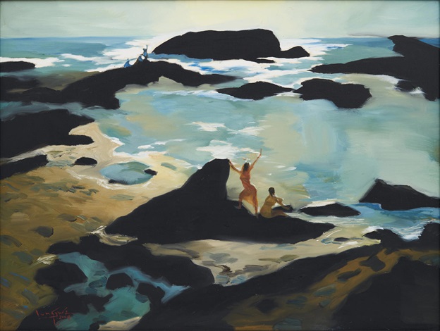 Afternoon Sun at the Beach by U Lun Gywe on artnet