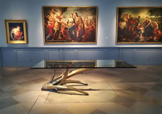 An unique table by Giacomo Manzù on artnet