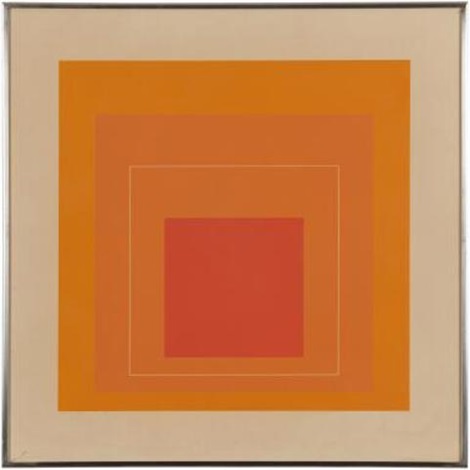 White Line Squares Series I Four Prints by Josef Albers on artnet