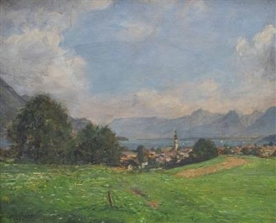 St. Gilgen am Wolfgangsee by Adolf Helmberger on artnet