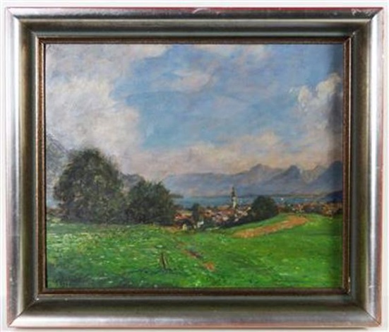 St. Gilgen am Wolfgangsee by Adolf Helmberger on artnet
