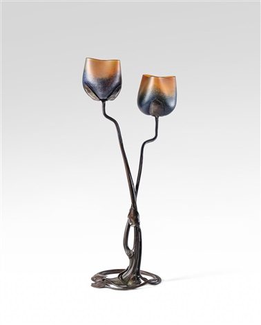 Lampe Monnaie-du-pape by Jacques Gruber, Louis Majorelle and Daum on artnet