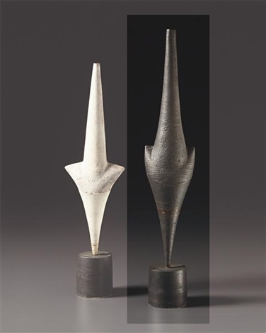 Black Cycladic form by Hans Coper on artnet