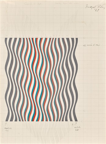 Study for Cataract by Bridget Riley on artnet