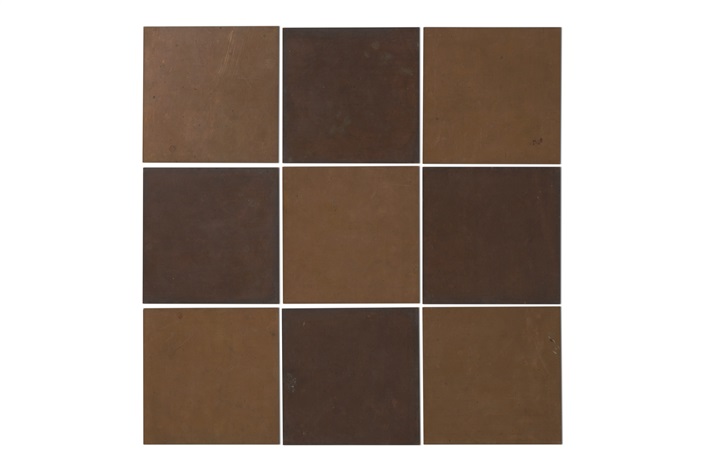 9 Copper Plain Weathered Square by Carl Andre on artnet
