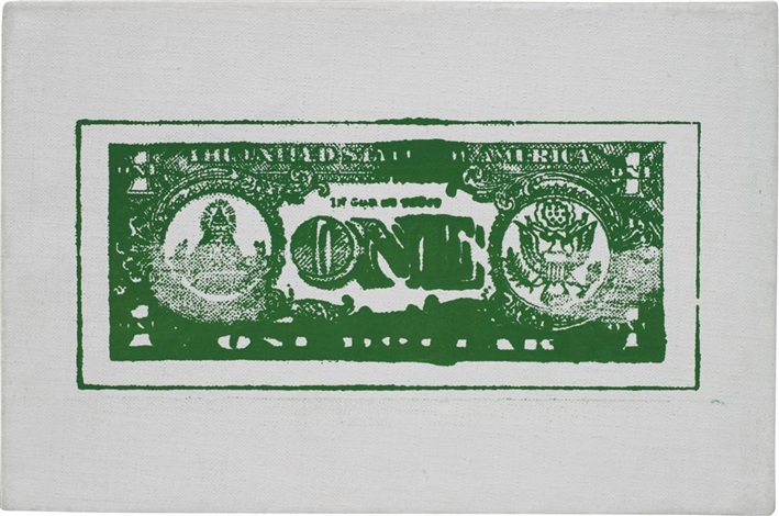 One Dollar Bill Back by Andy Warhol on artnet