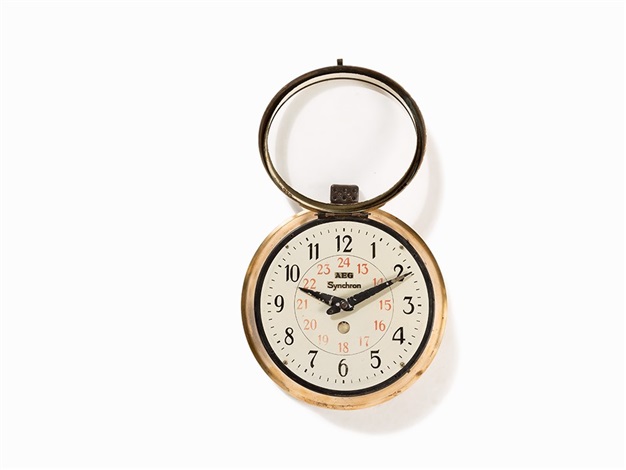 Electric Wall Clock by Peter Behrens on artnet