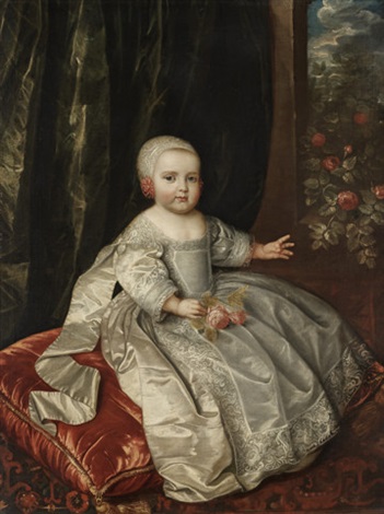 Portrait of a child, traditionally identified as Princess Anne, later ...