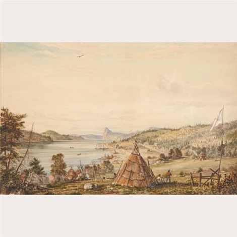 Hudson Bay post - Lake nepicon by William Armstrong on artnet