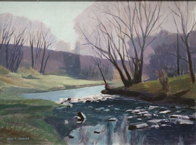 Badger Creek, North of Cartwright, Manitoba by Alan Caswell Collier on ...