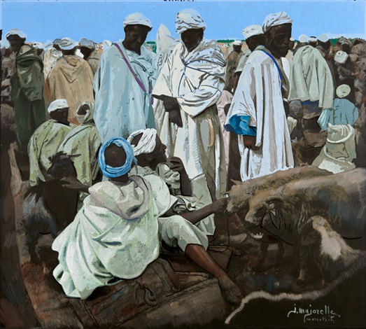 Le Souk aux moutons, Marrakech by Jacques Majorelle on artnet