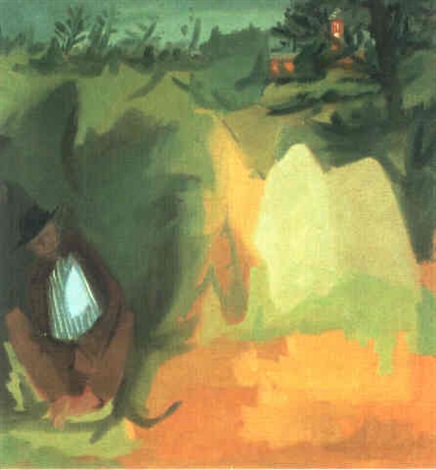 FIGURE IN A FIELD by Samuel Sydney Fullbrook on artnet