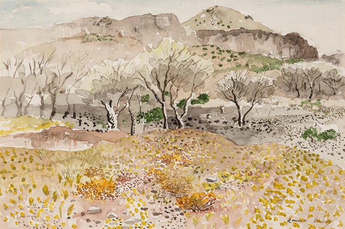 New Mexico Landscape by Randall Davey on artnet